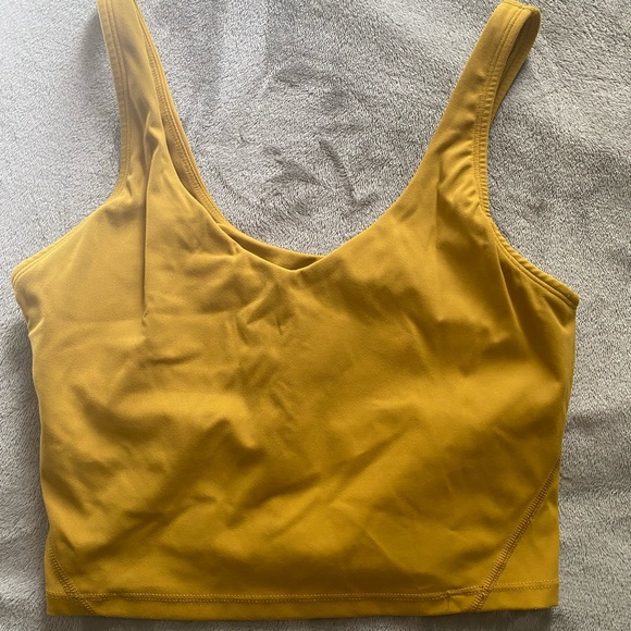 Tops | No Brand Mustard Yellow Tank | Poshmark